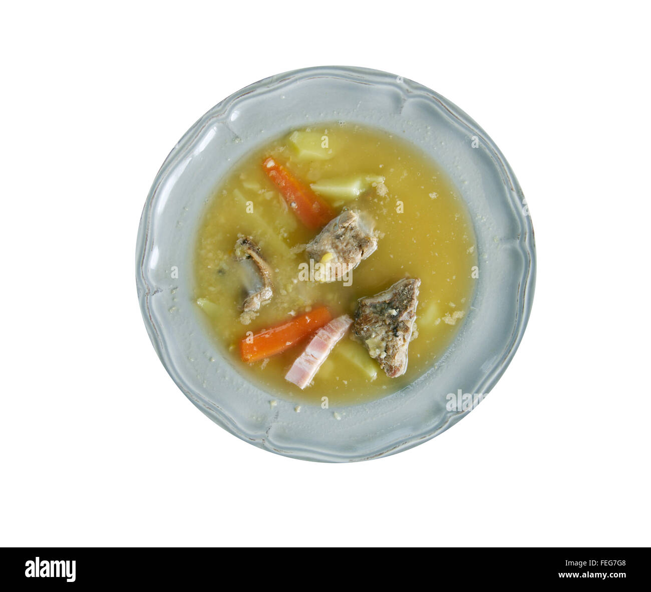 Traditional Norwegian Pea Soup - ertesuppe Stock Photo - Alamy
