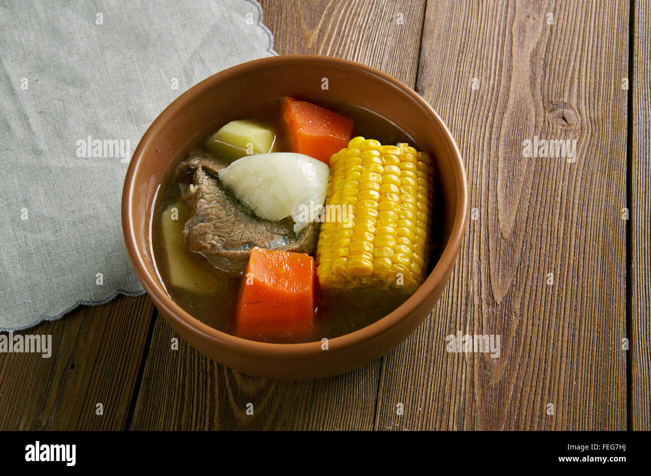 Ajiaco Camagueyano popular dish Venezuela soup Stock Photo - Alamy