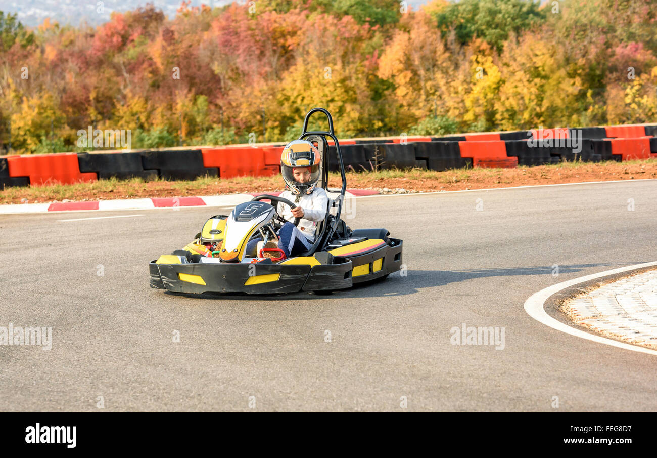 Go Kart Race Girl High Resolution Stock Photography and Images - Alamy