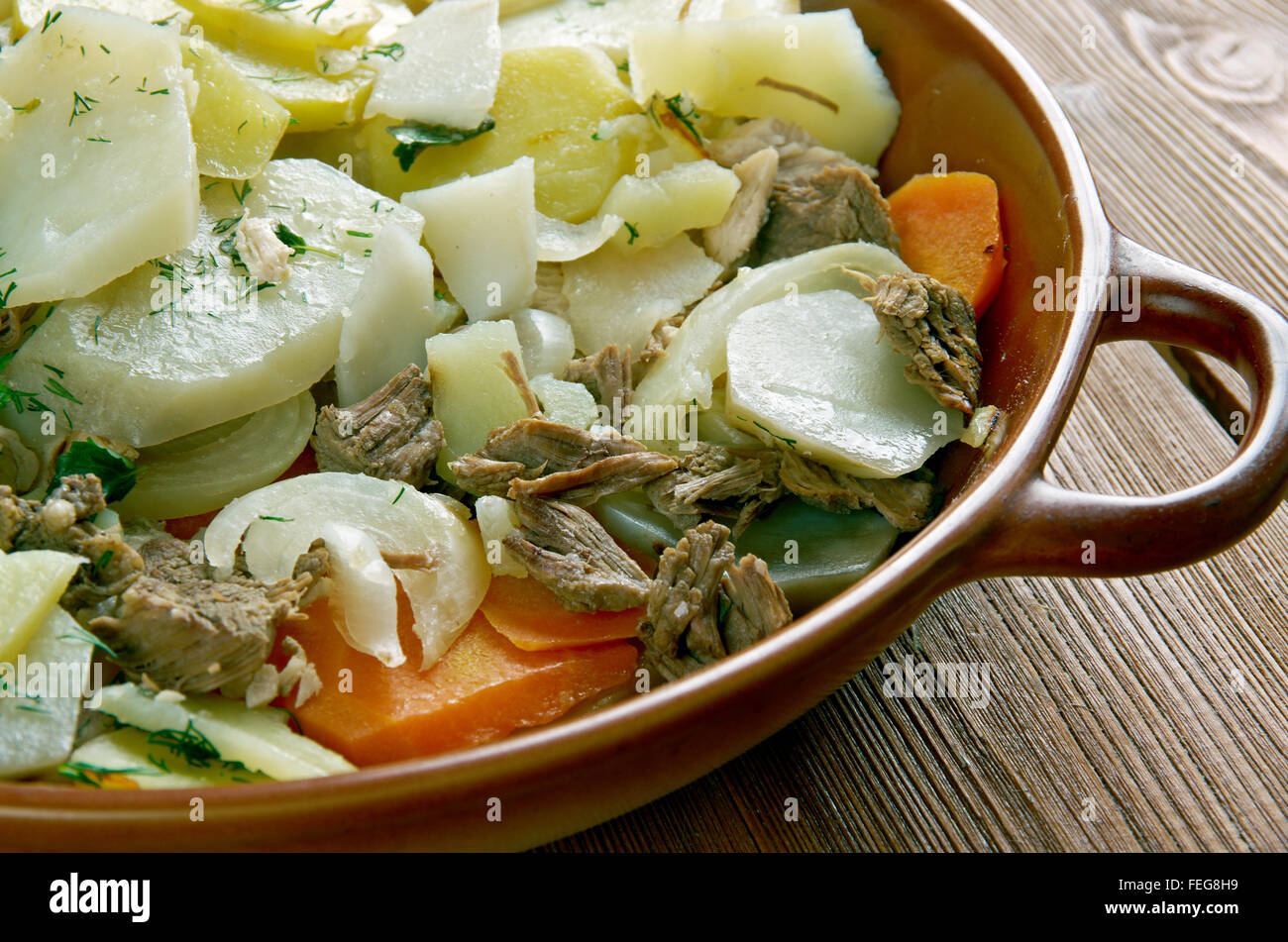 Potato Musaka - dish popular in Balkan and Mediterranean Stock Photo ...