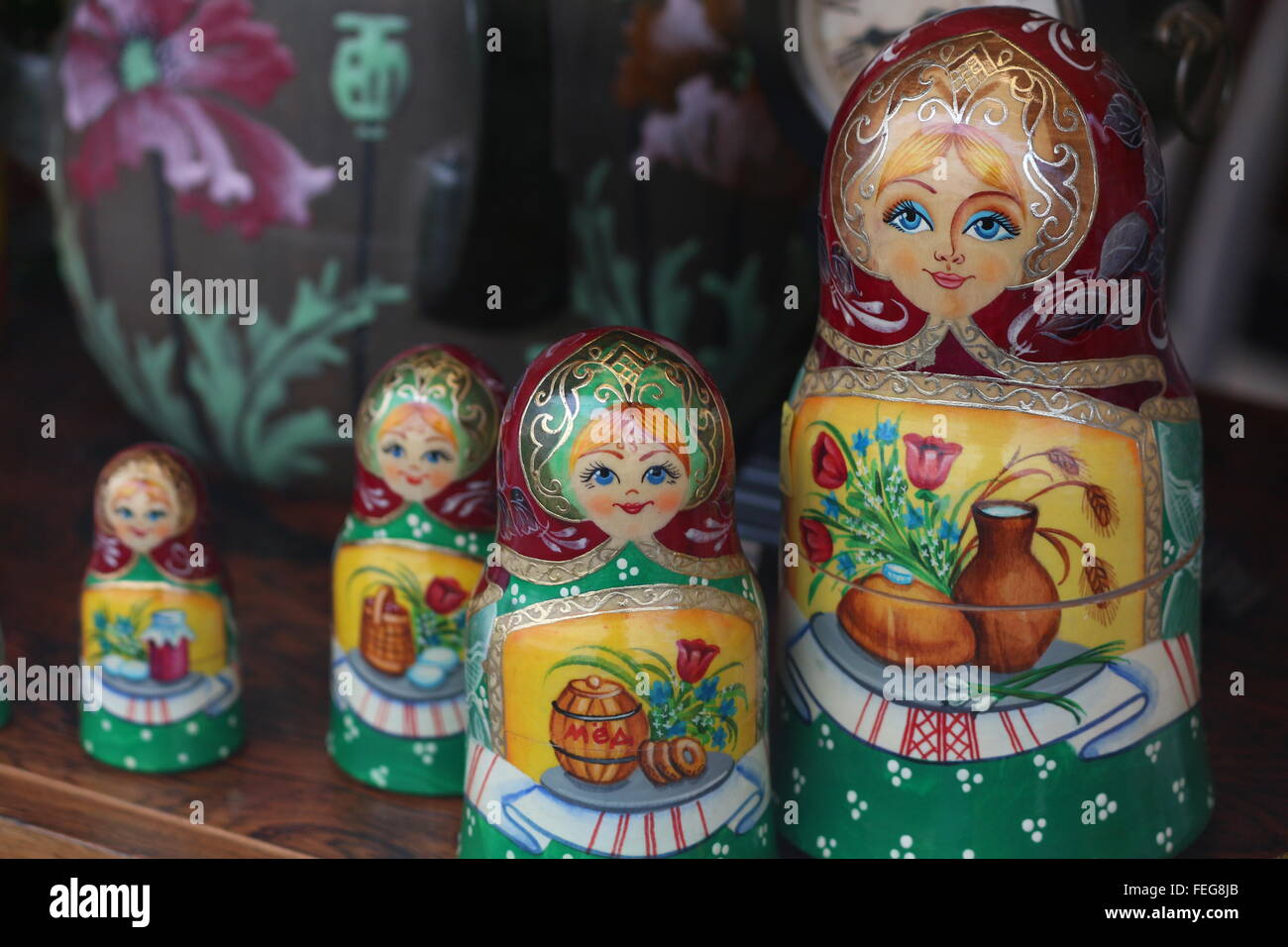 Matroschka dolls from Russia Stock Photo - Alamy
