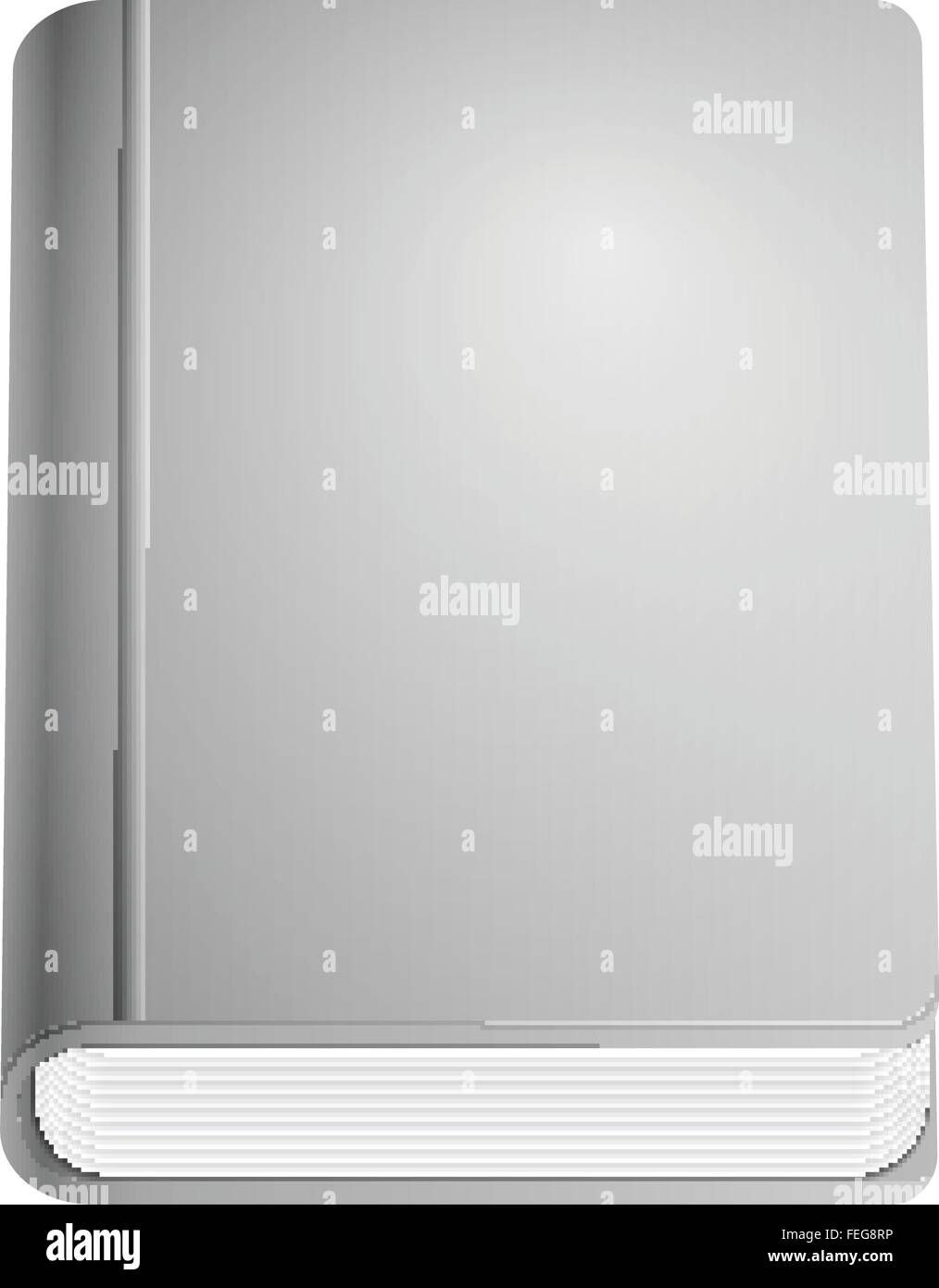 Book on a white background Stock Vector Image & Art - Alamy