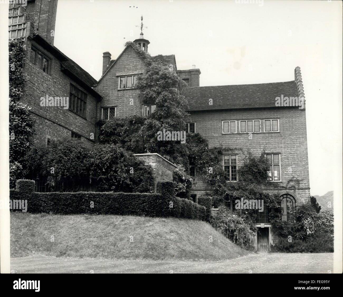 1963 - A view of Chartwell Manor taken from the Terrace. The original ...