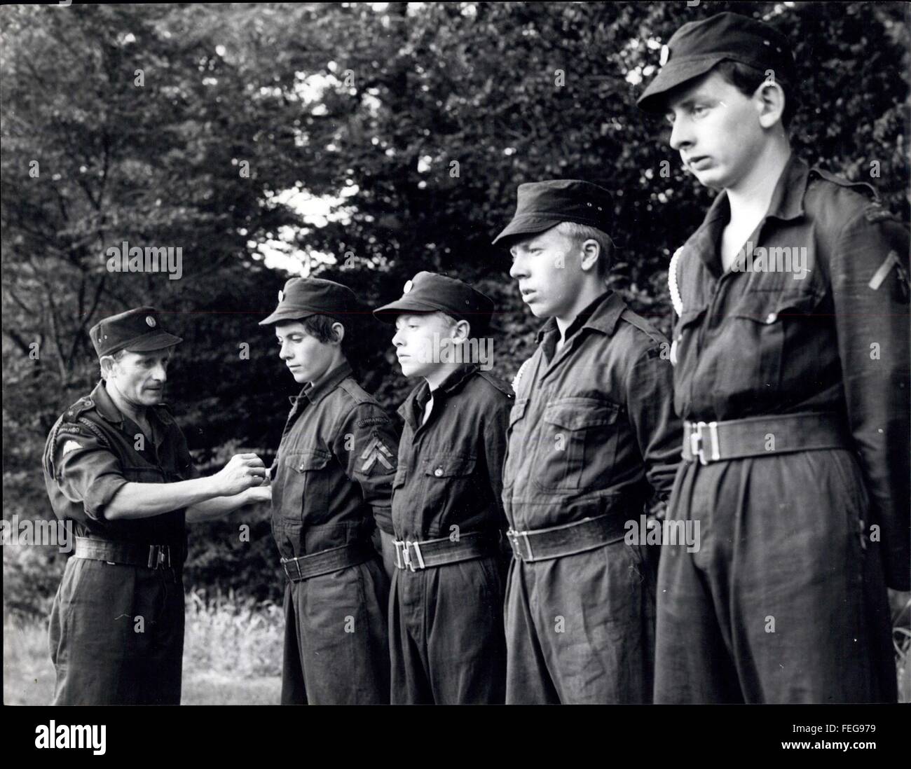 1963 - The major inspects his army's uniforms. © Keystone Pictures USA ...