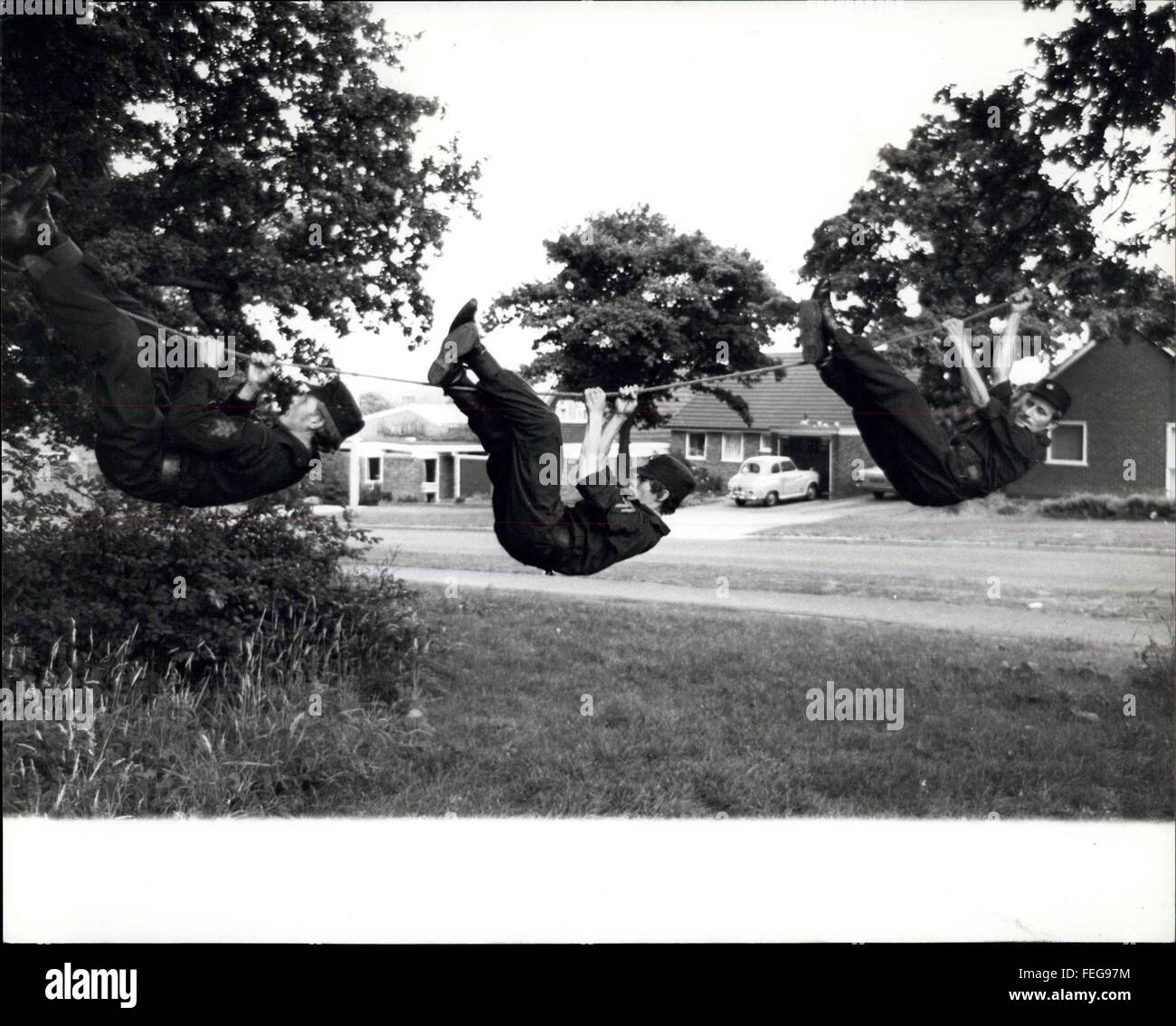 1963 - This is not jungle warfare, merely a mini-commando course ...