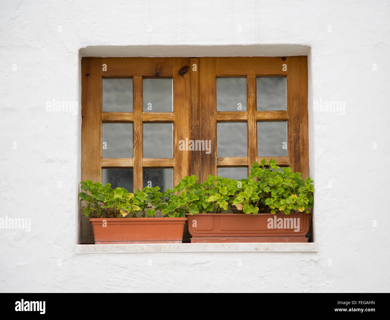Italian style wooden window hi-res stock photography and images - Alamy