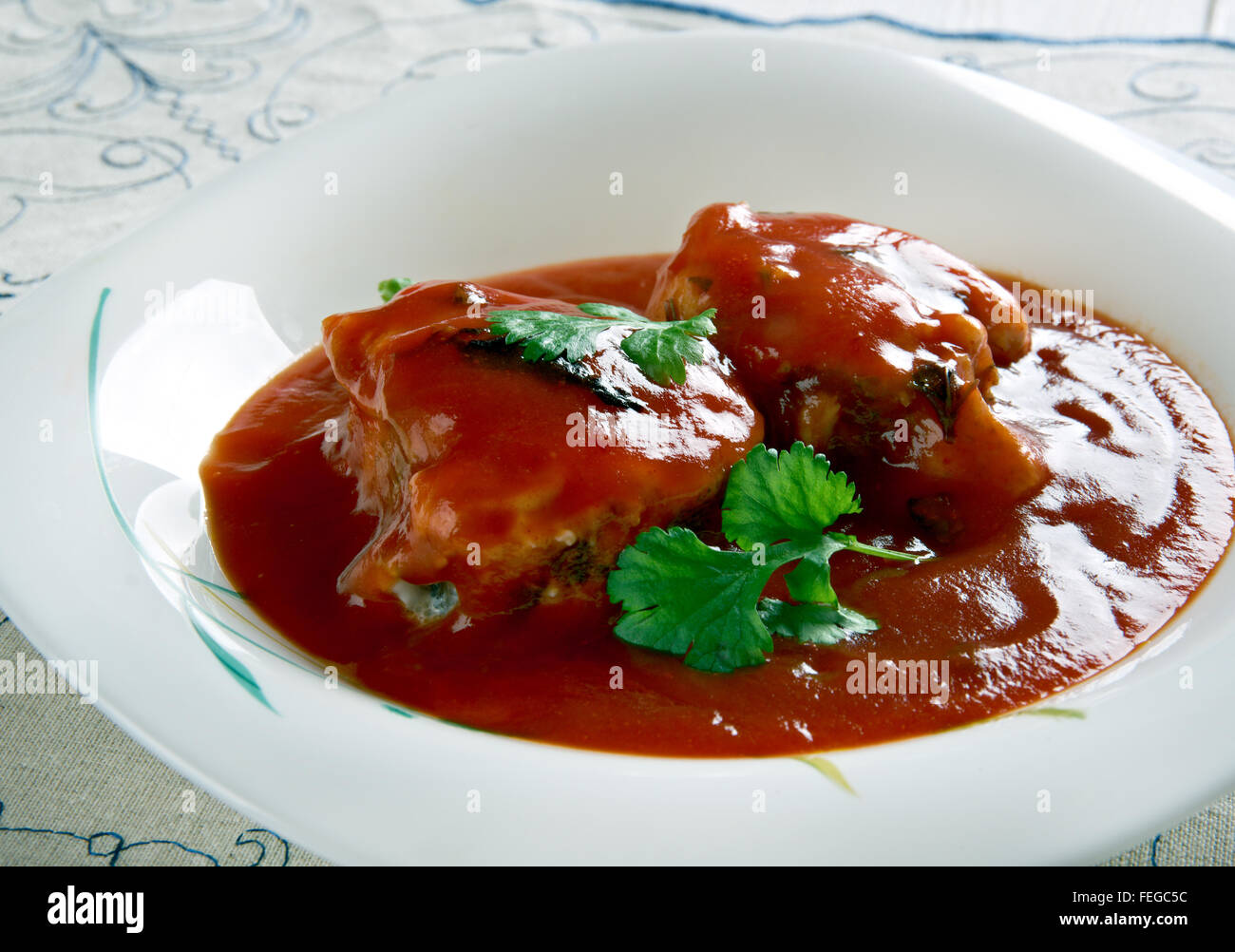Nigerian Fish Stew - Obe Eja Tutu.African cuisine Stock Photo - Alamy