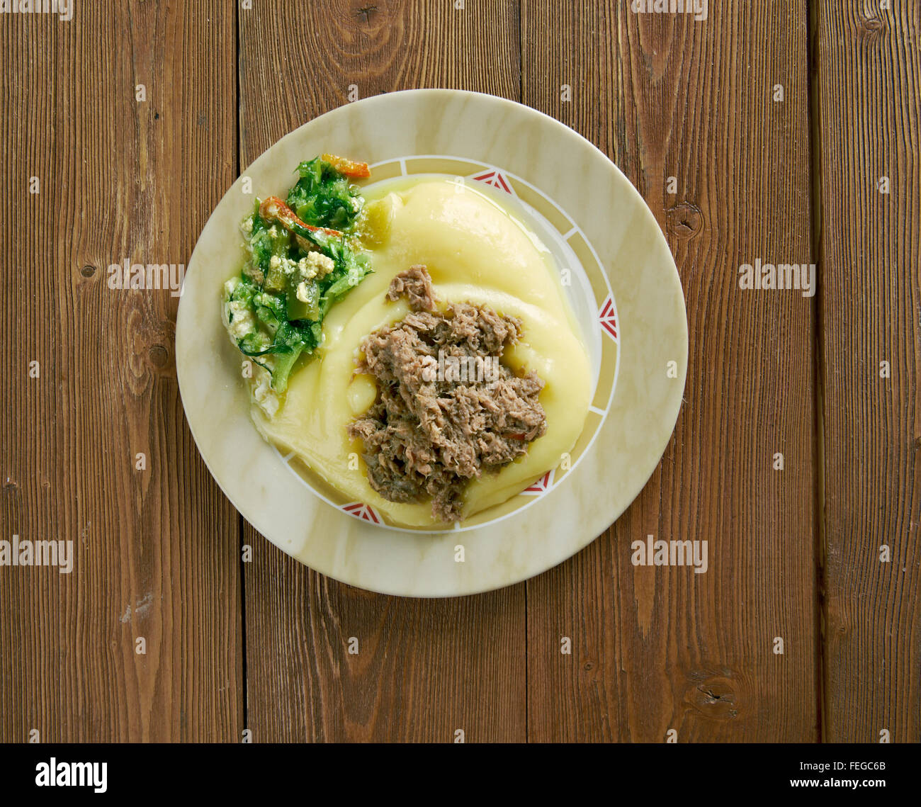 Seswaa - African beef stew. national dish of Botswana Stock Photo - Alamy