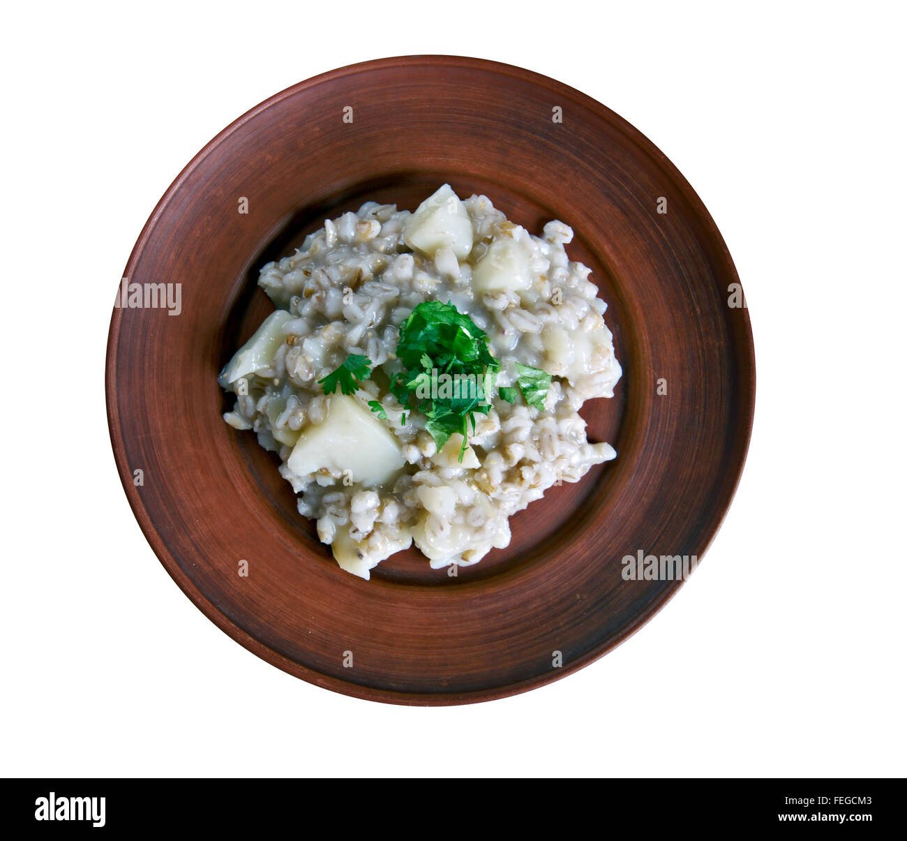 Mulgipuder - Estonian cereal with barley and potatoes. Prepares winter ...