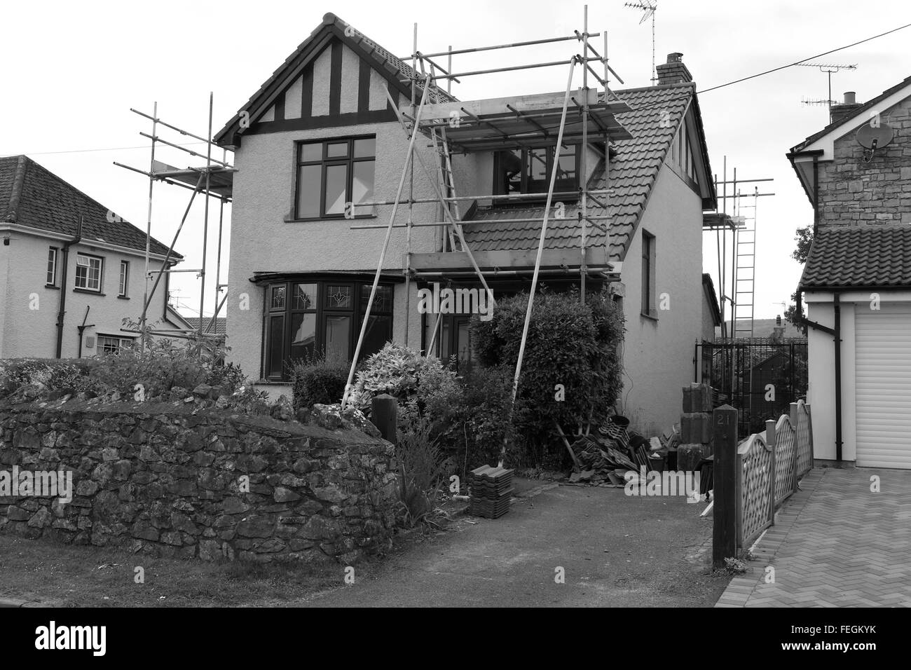 June 2014 - Typical British home from the middle of the last century ...