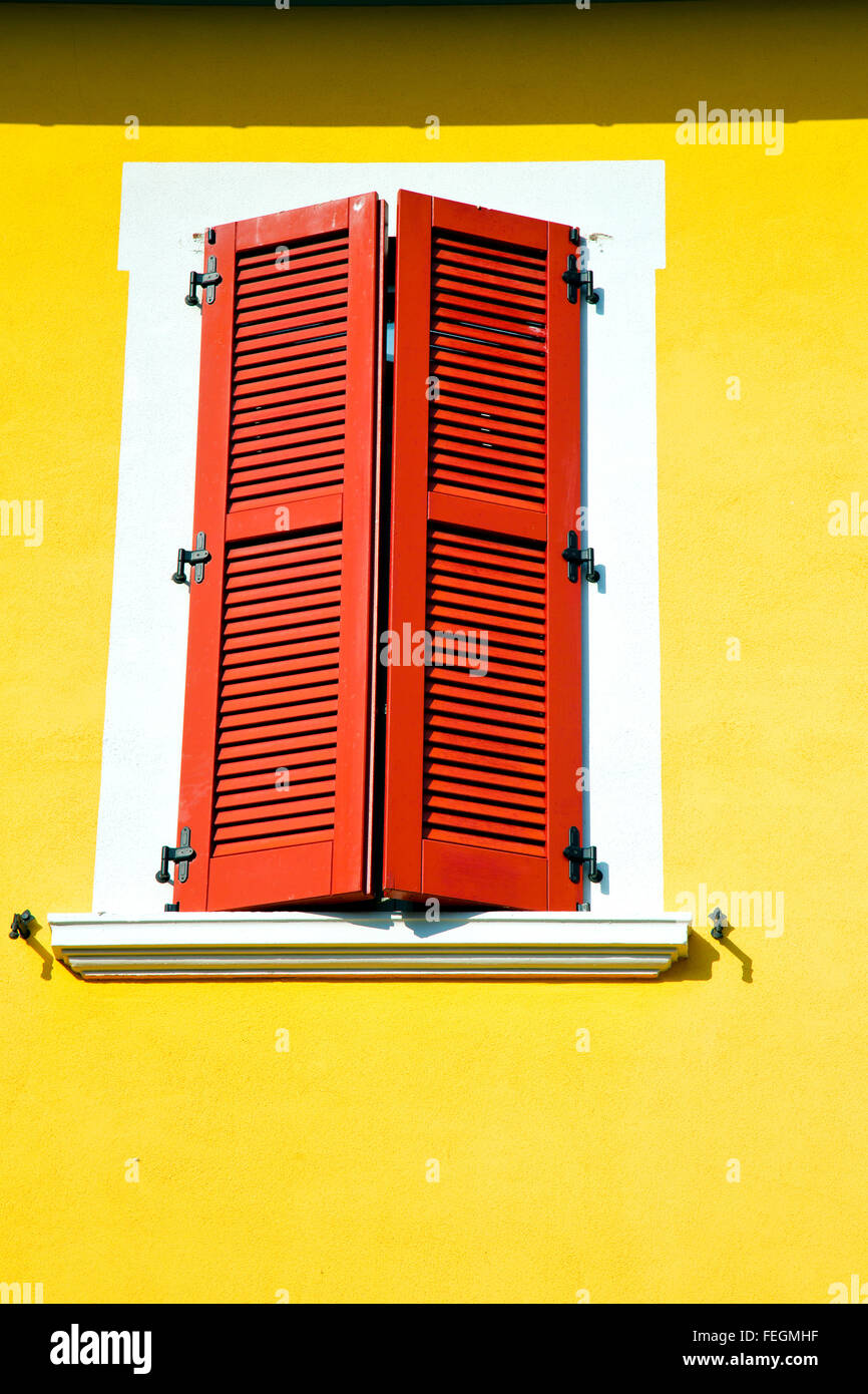 red window varano borghi palaces italy abstract sunny day wood venetian ...
