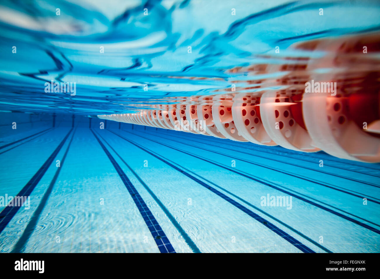Swimming pool under water background Stock Photo - Alamy
