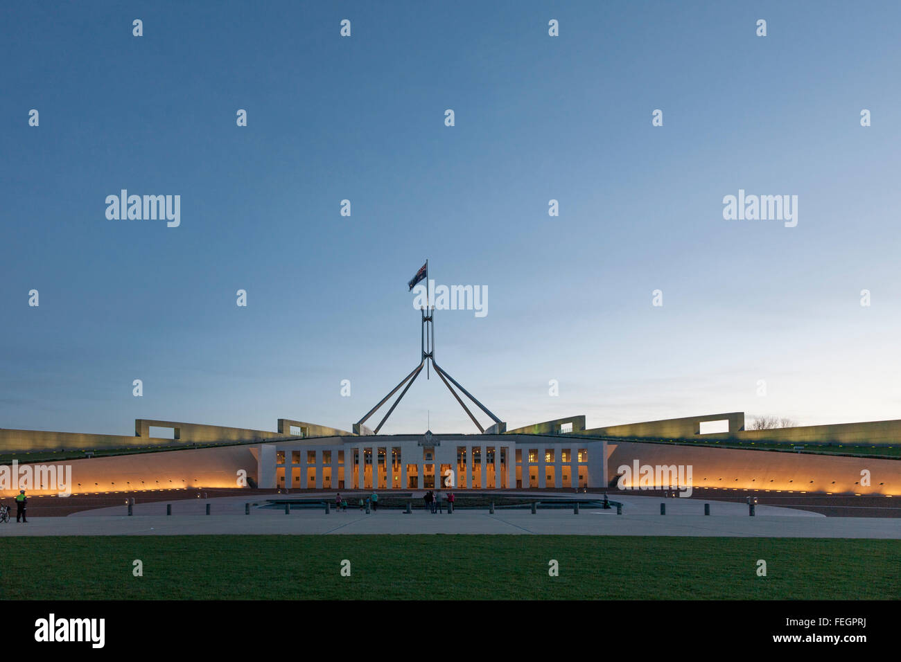 Public entrance to Parliament House Canberra ACT Australia Stock Photo - Alamy