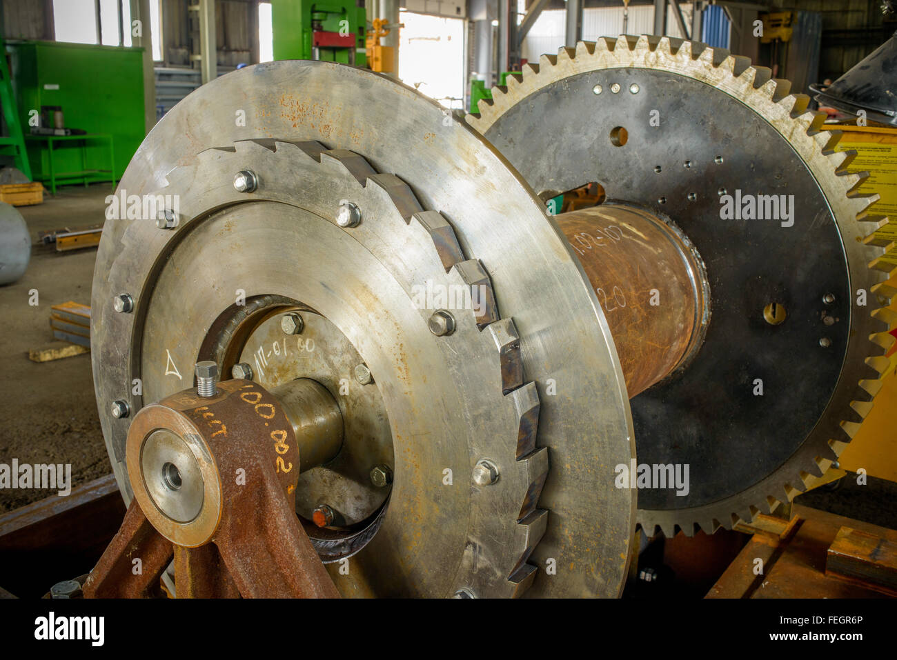 Obsolete Industry Machine Stock Photo - Alamy