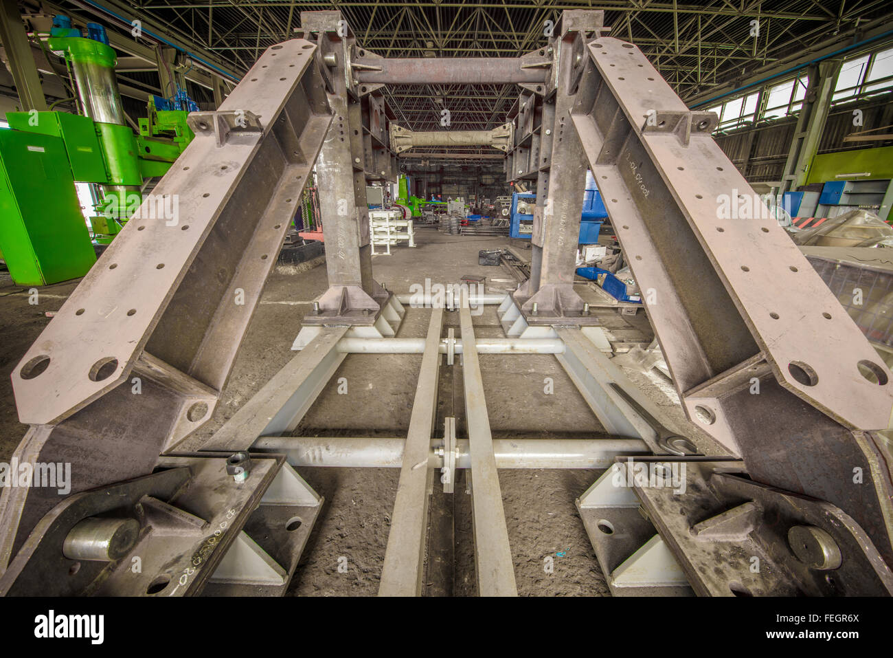 Modern steel production Stock Photo - Alamy