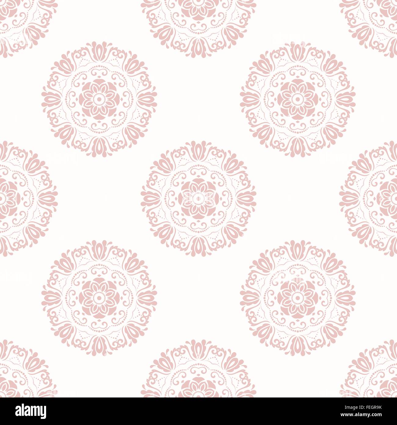 Floral Fine Seamless Vector Pattern Stock Vector Image & Art - Alamy