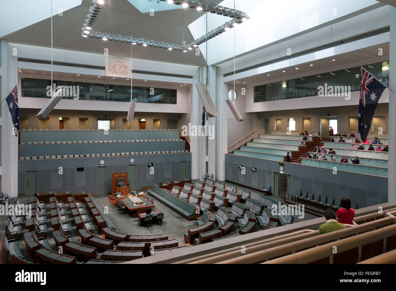 House of Representives in the Federal Australian Parliament House on ...