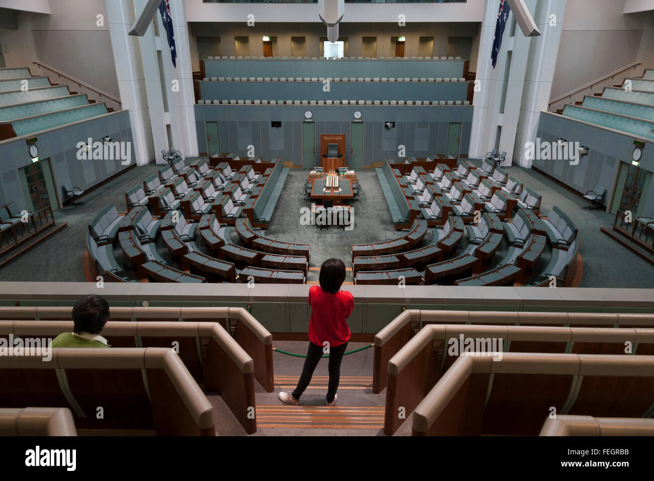 House of Representives in the Federal Australian Parliament House on ...