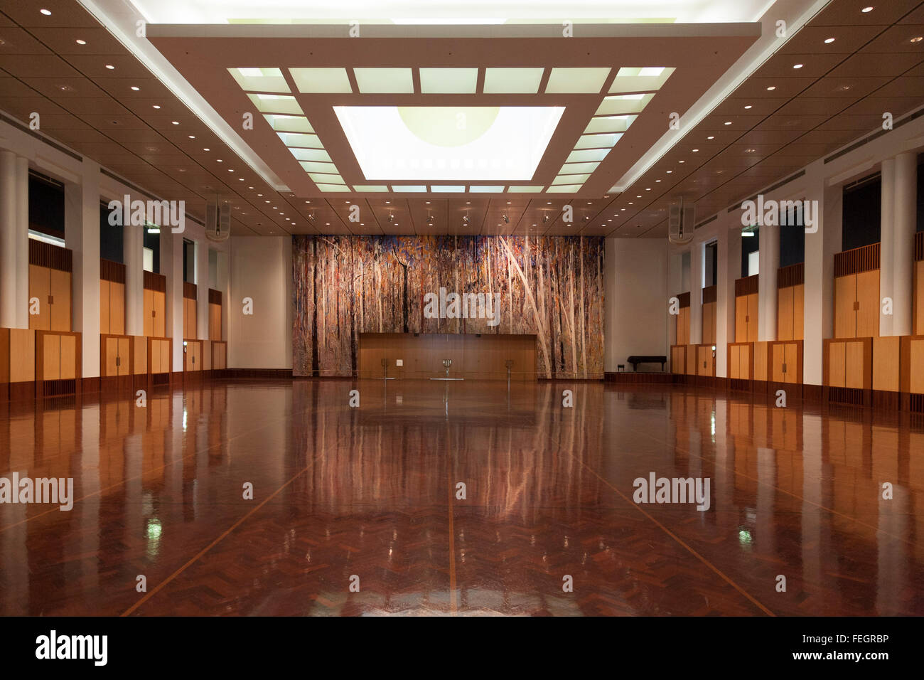 The Grand Hall at Federal Australian Parliament House on Capital Hill ...