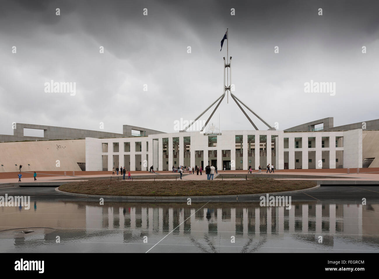 Australia parliament house grey hi-res stock photography and images - Alamy
