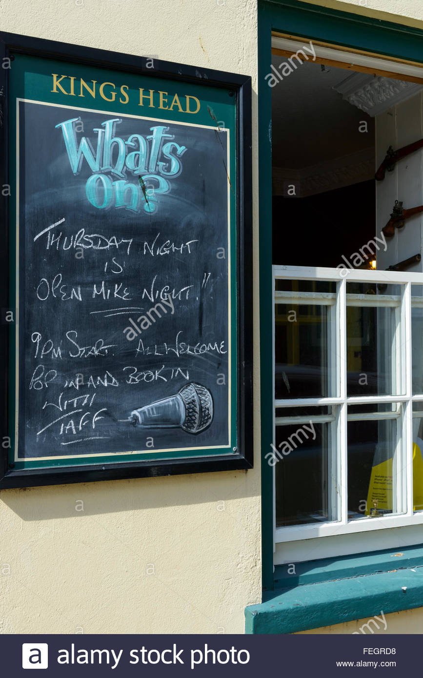 Pub Blackboard High Resolution Stock Photography and Images - Alamy