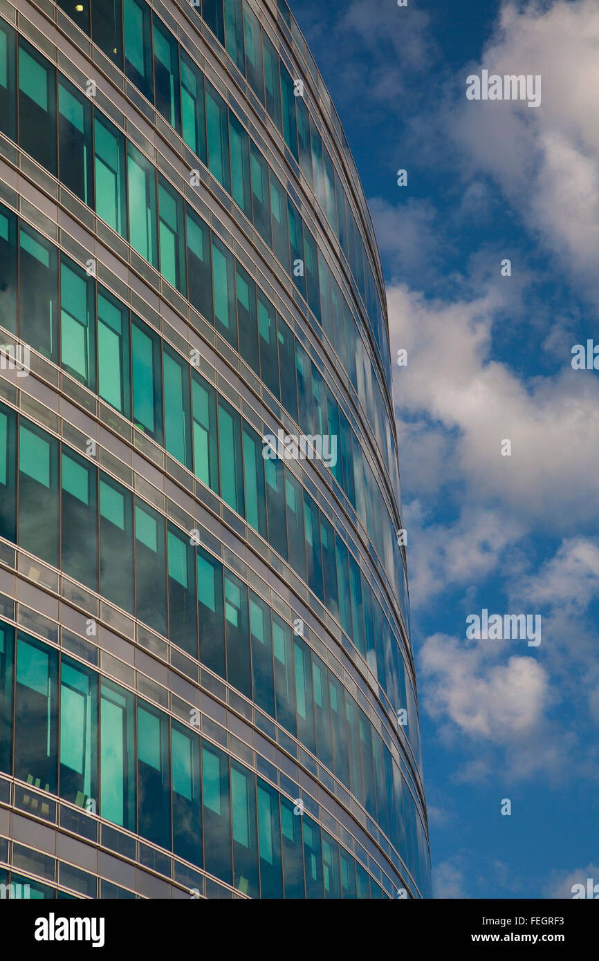 Detail of commercial building on Marcus Clarke St Civic Canberra ACT ...