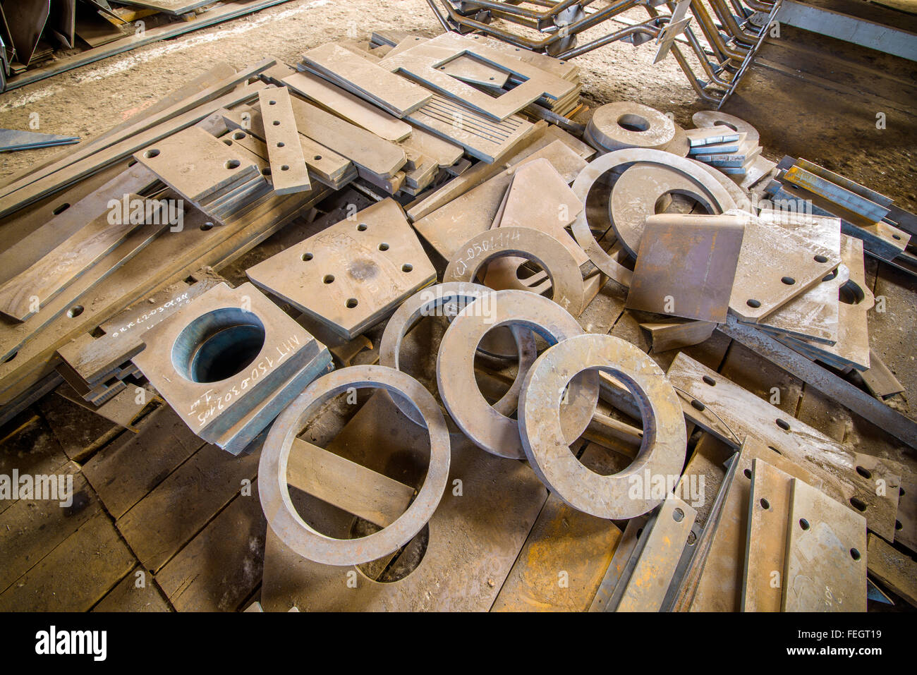 Different tools on a table Stock Photo - Alamy