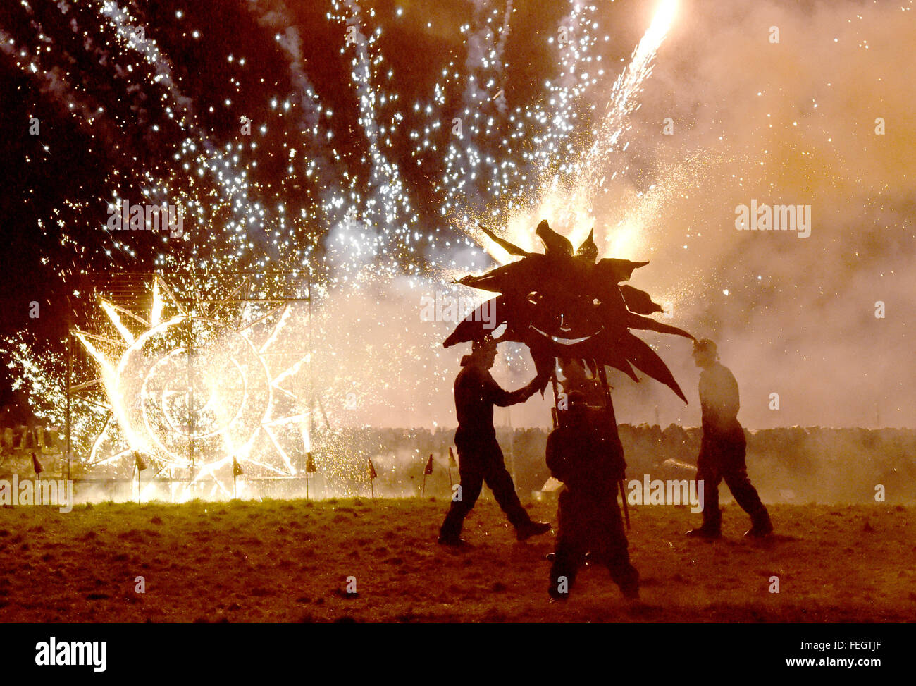 Marsden Imbolc Fire Festival. The festival celebrates the end of winter ...
