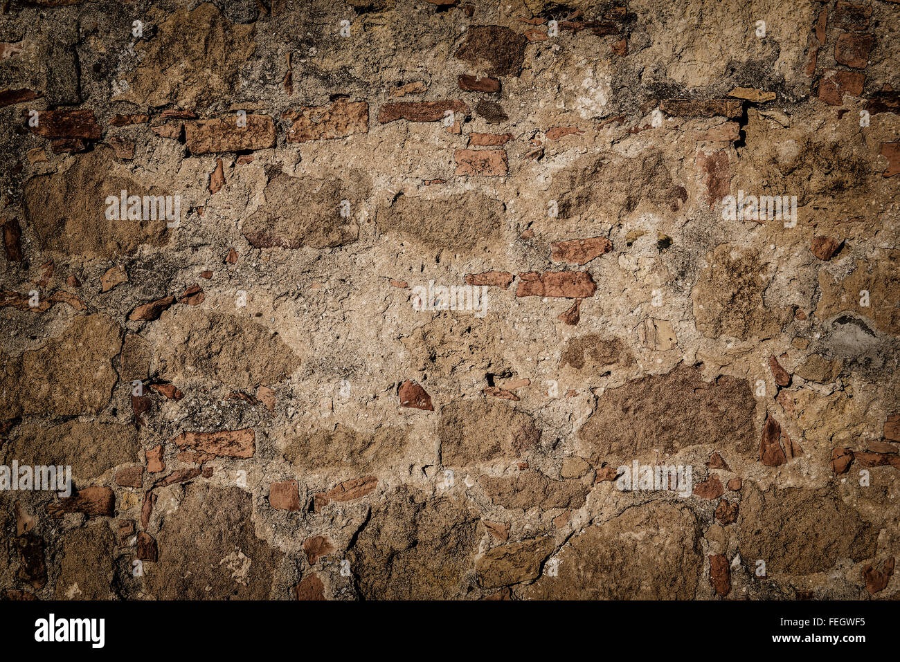 Antique brick wall Stock Photo - Alamy