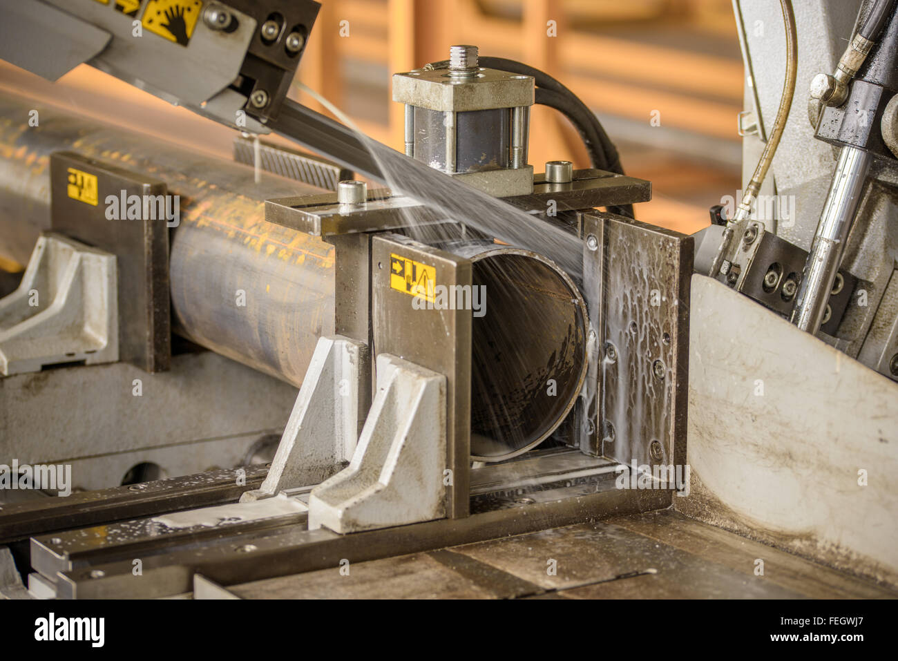 Close-up of Industrial machine in the factory Stock Photo - Alamy