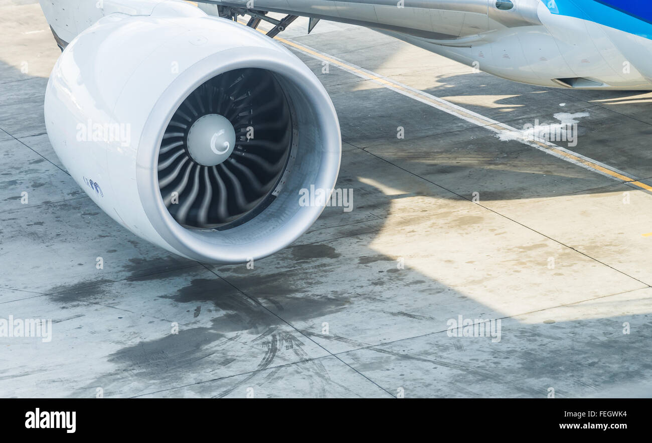 Jet engine of Air plane Stock Photo - Alamy