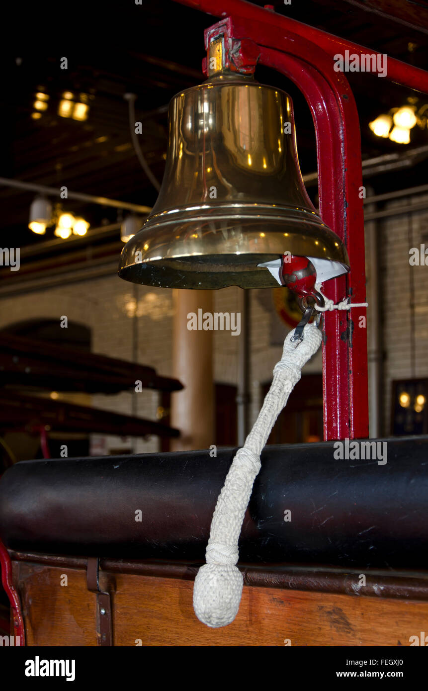 Fire bell brass bell hi-res stock photography and images - Alamy