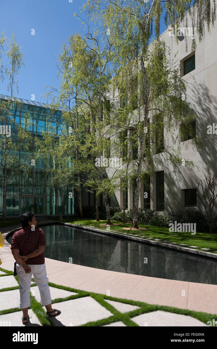 House of Representives Courtyard Garden Canberra ACT Australia Stock ...