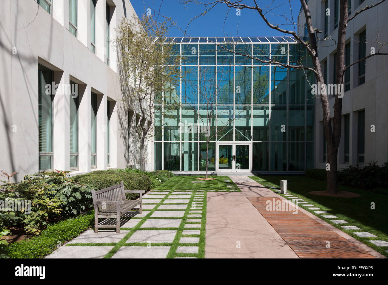 Senate Court Yard Gardens at Federal Parliament House Canberra ACT ...
