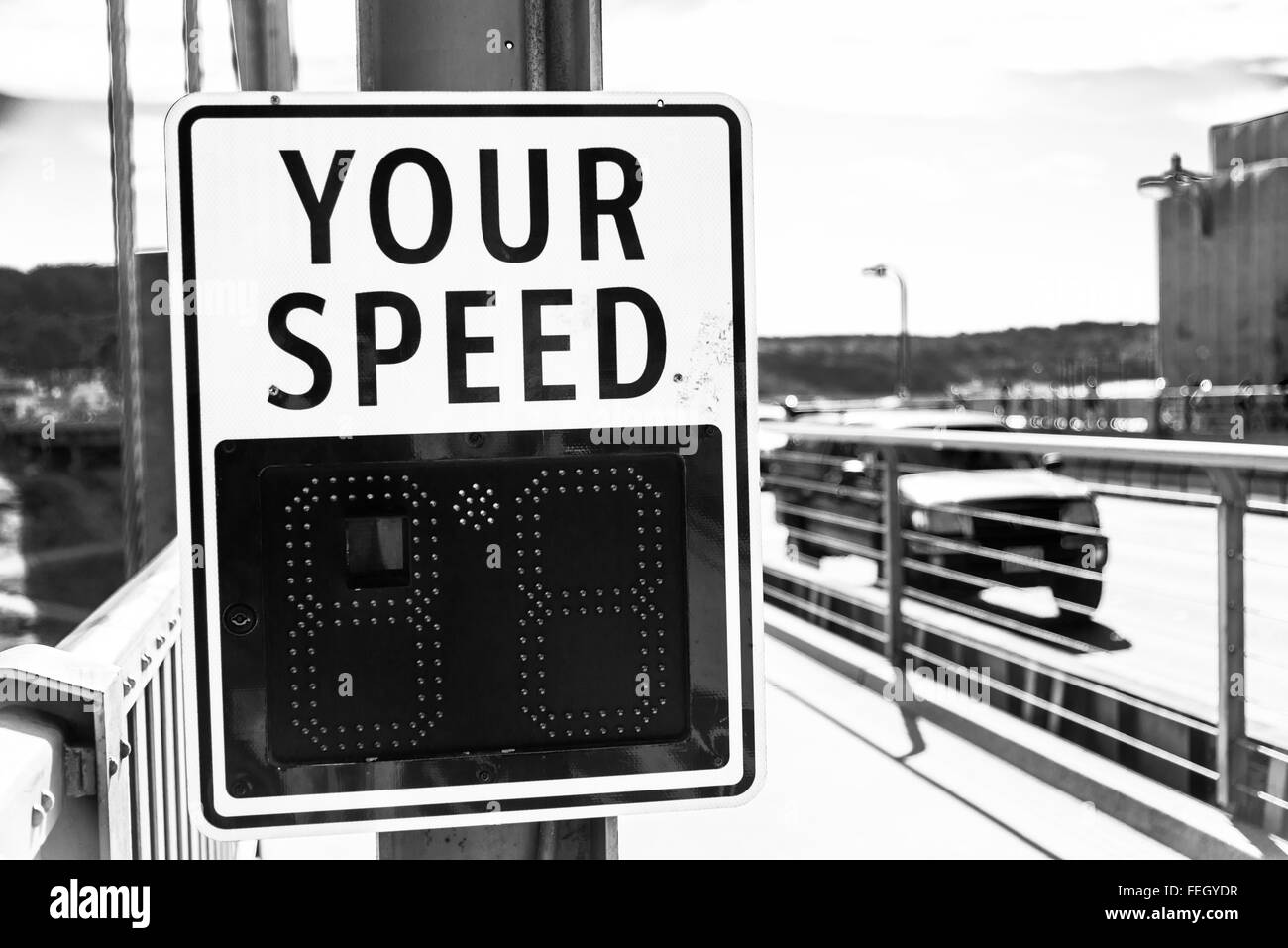 Road signage for race Black and White Stock Photos & Images - Alamy