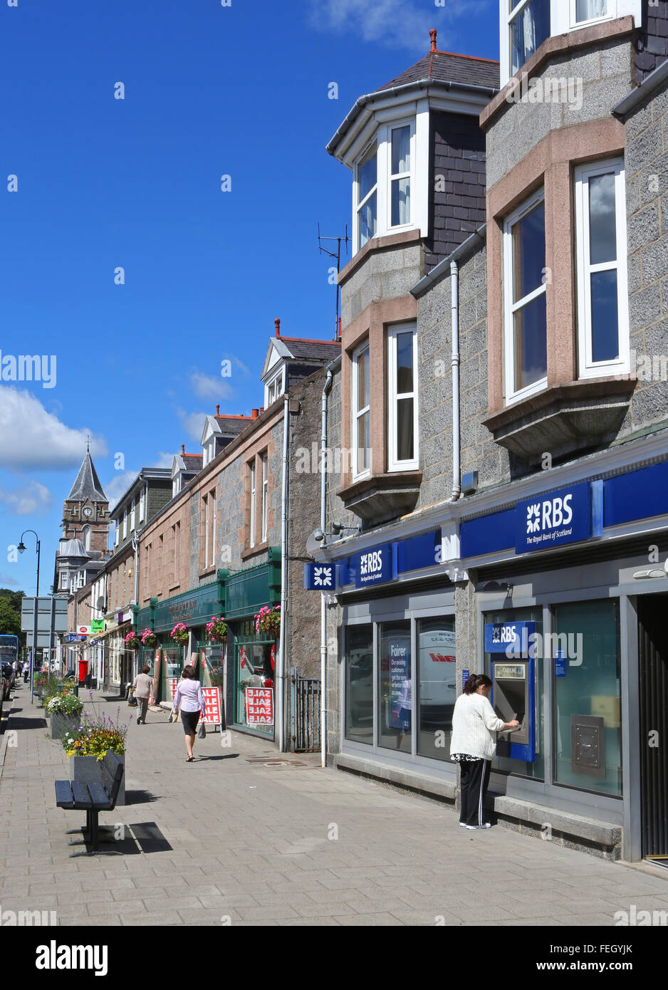 Village banchory hi-res stock photography and images - Alamy