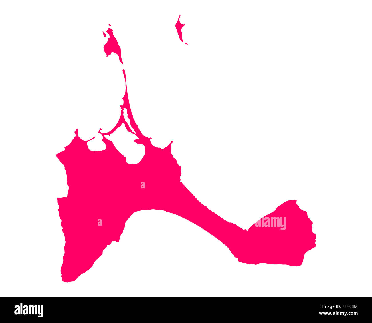 Map of Formentera Stock Photo - Alamy
