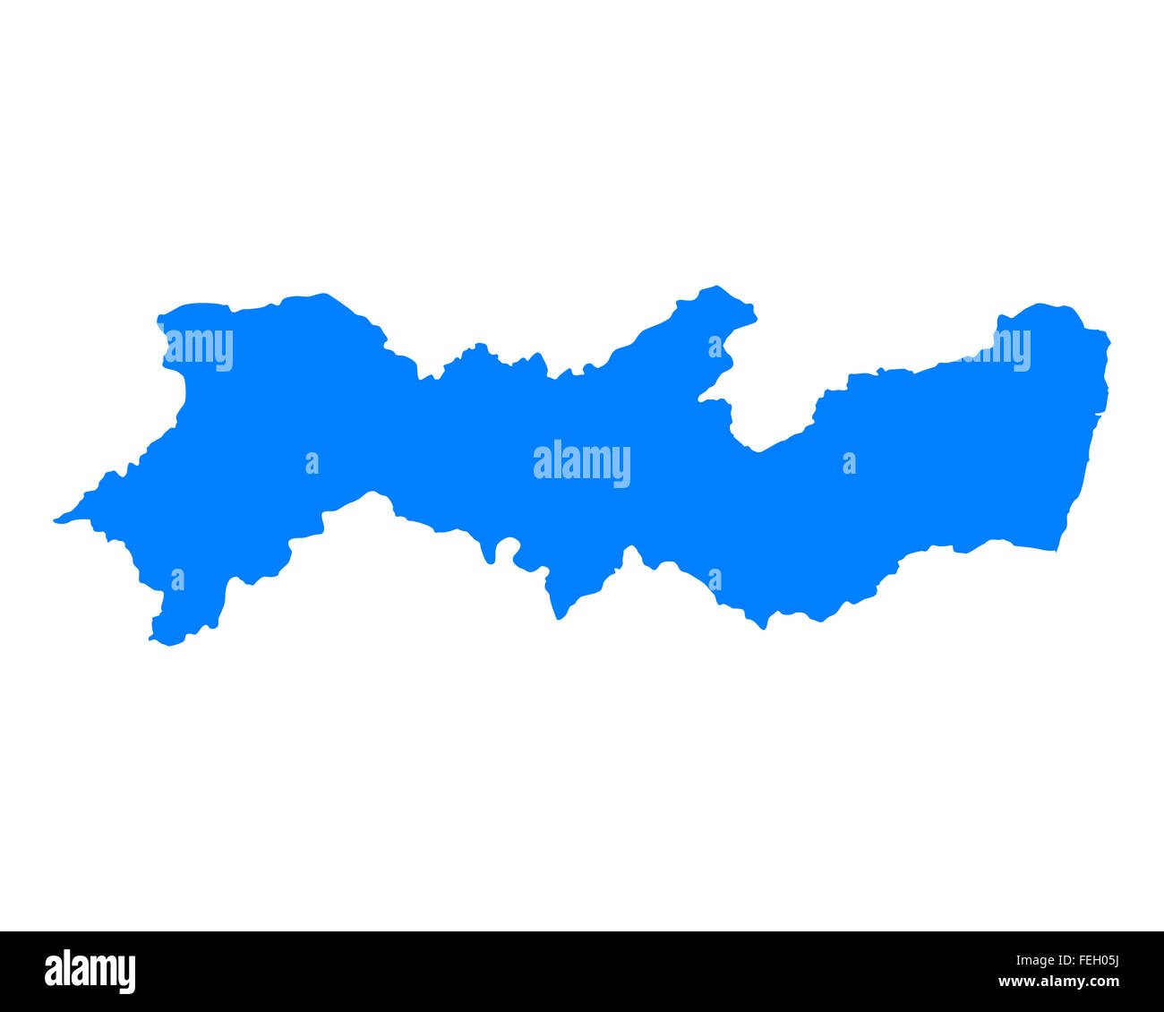 Map of Pernambuco Stock Photo - Alamy