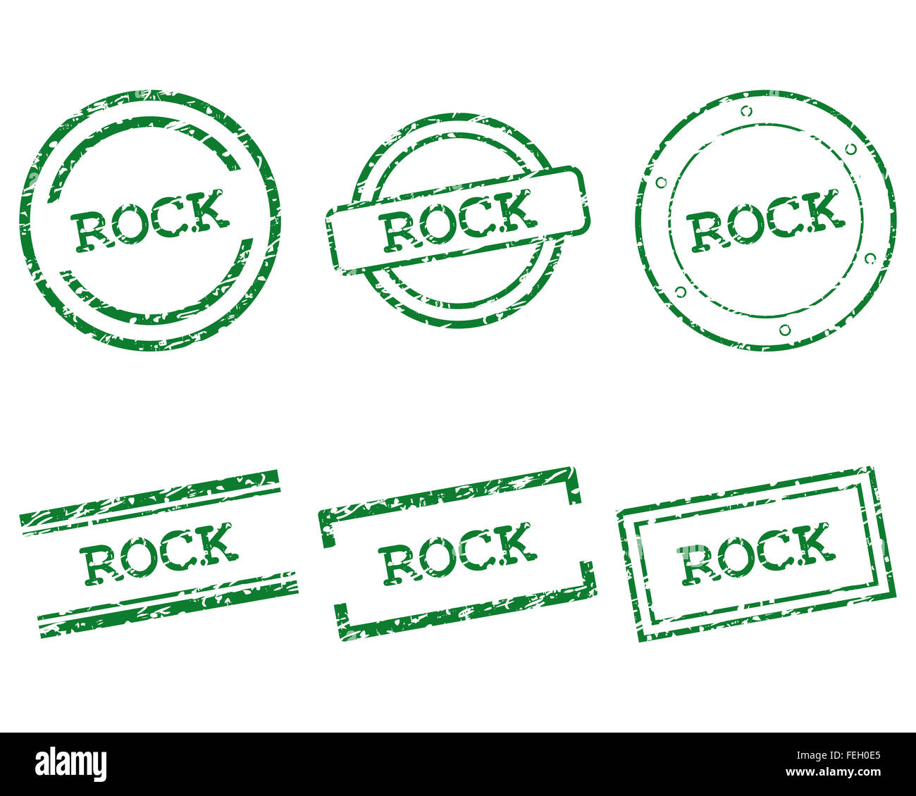 Rubber stamps rock hi-res stock photography and images - Alamy