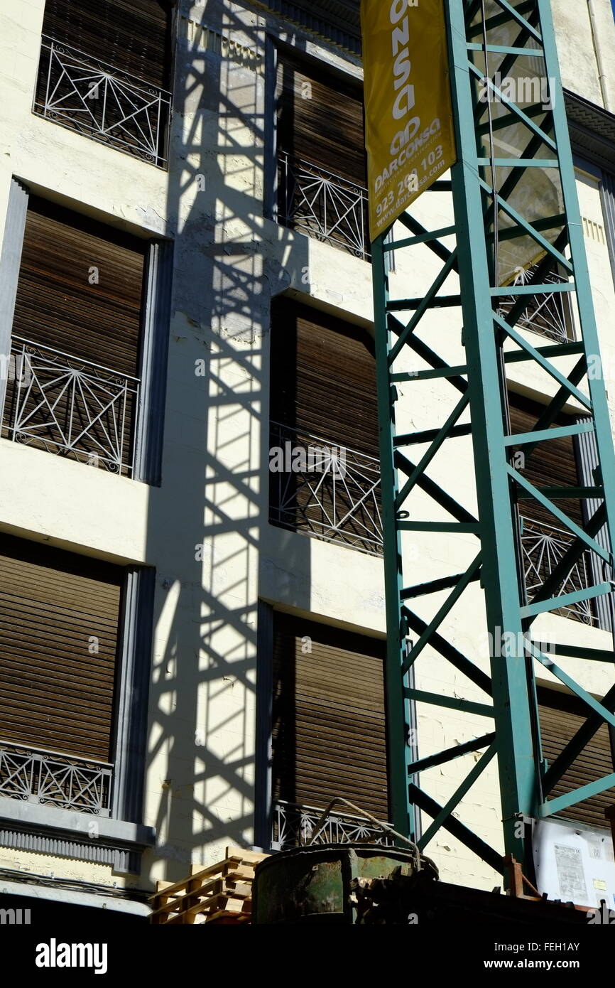 Abstract tower crane hi-res stock photography and images - Alamy