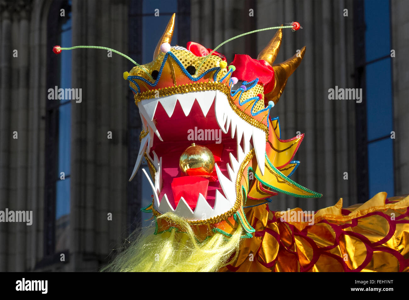 Manchester 7th February, 2016. Chinese New Year Dragon Parade. The Year ...