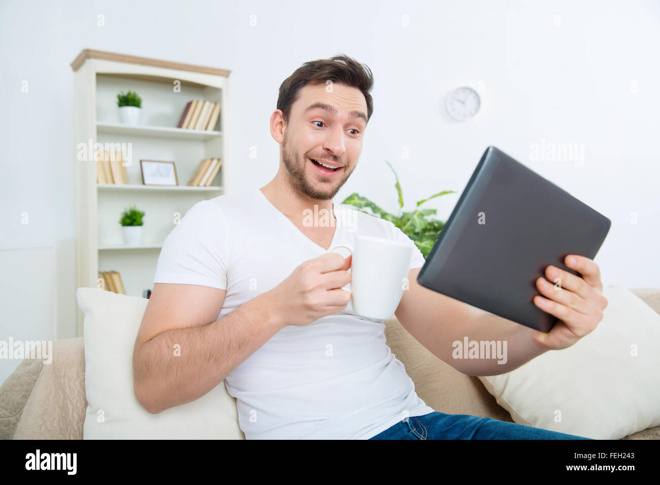Surprised individual hi-res stock photography and images - Alamy