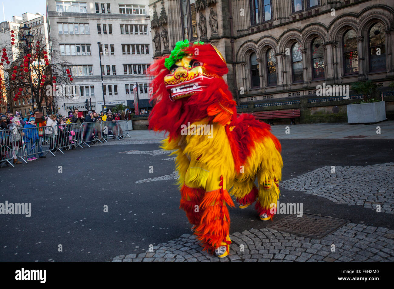 Manchester 7th February, 2016. Chinese New Year Dragon Parade. The Year ...