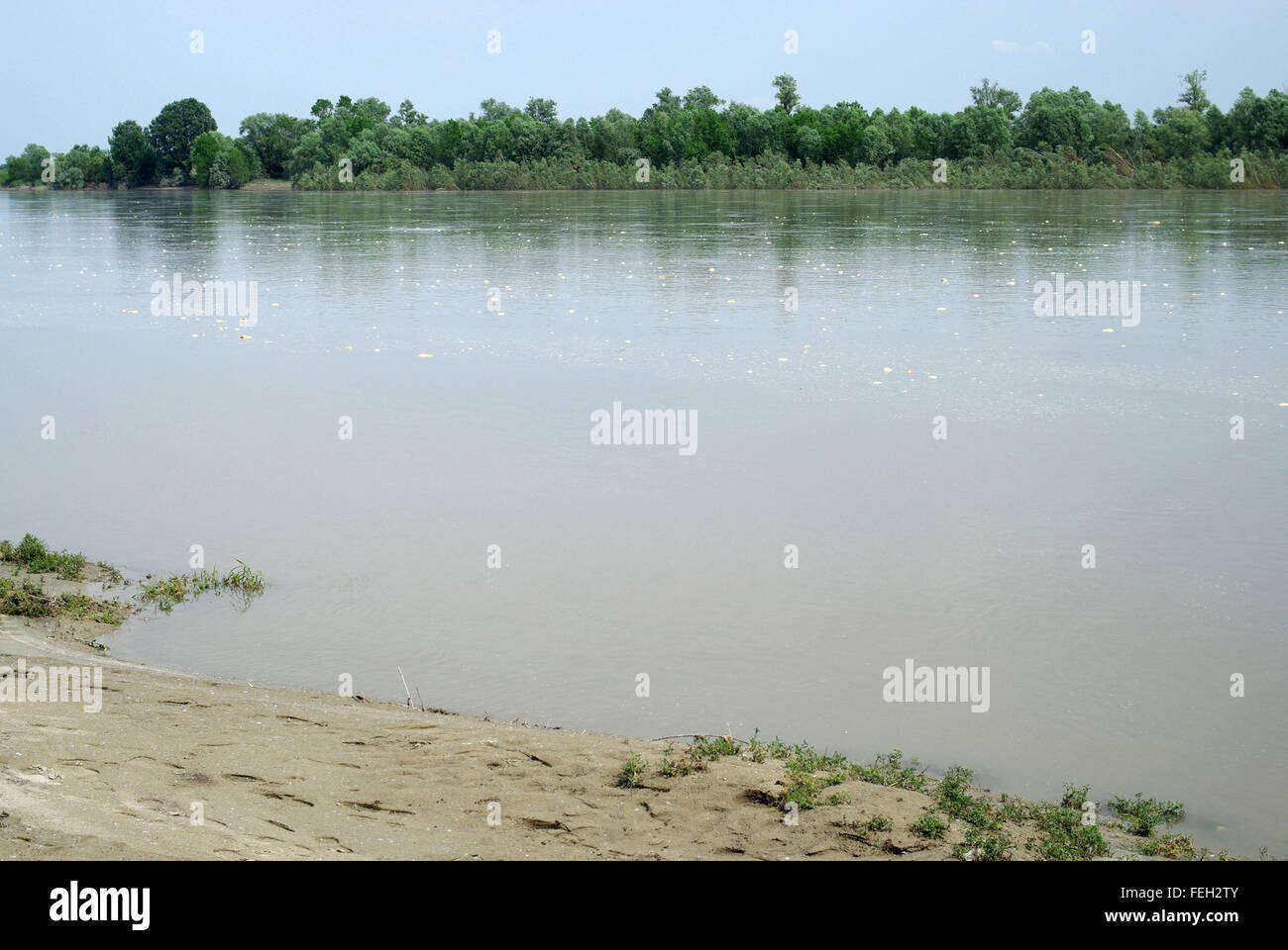 River Po in Northern Italy Stock Photo - Alamy