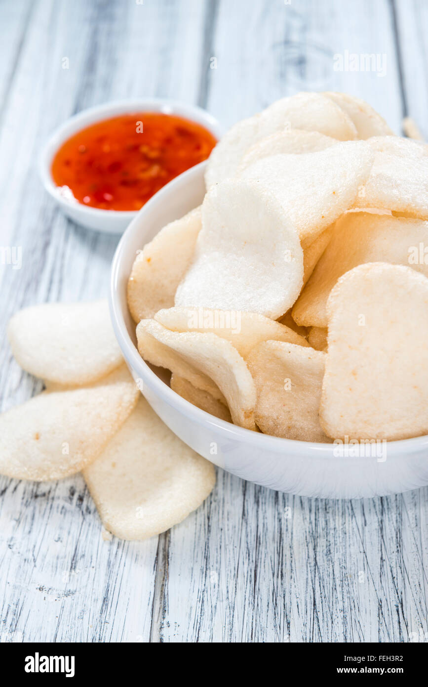 Prawn crackers kroepoek hi-res stock photography and images - Alamy