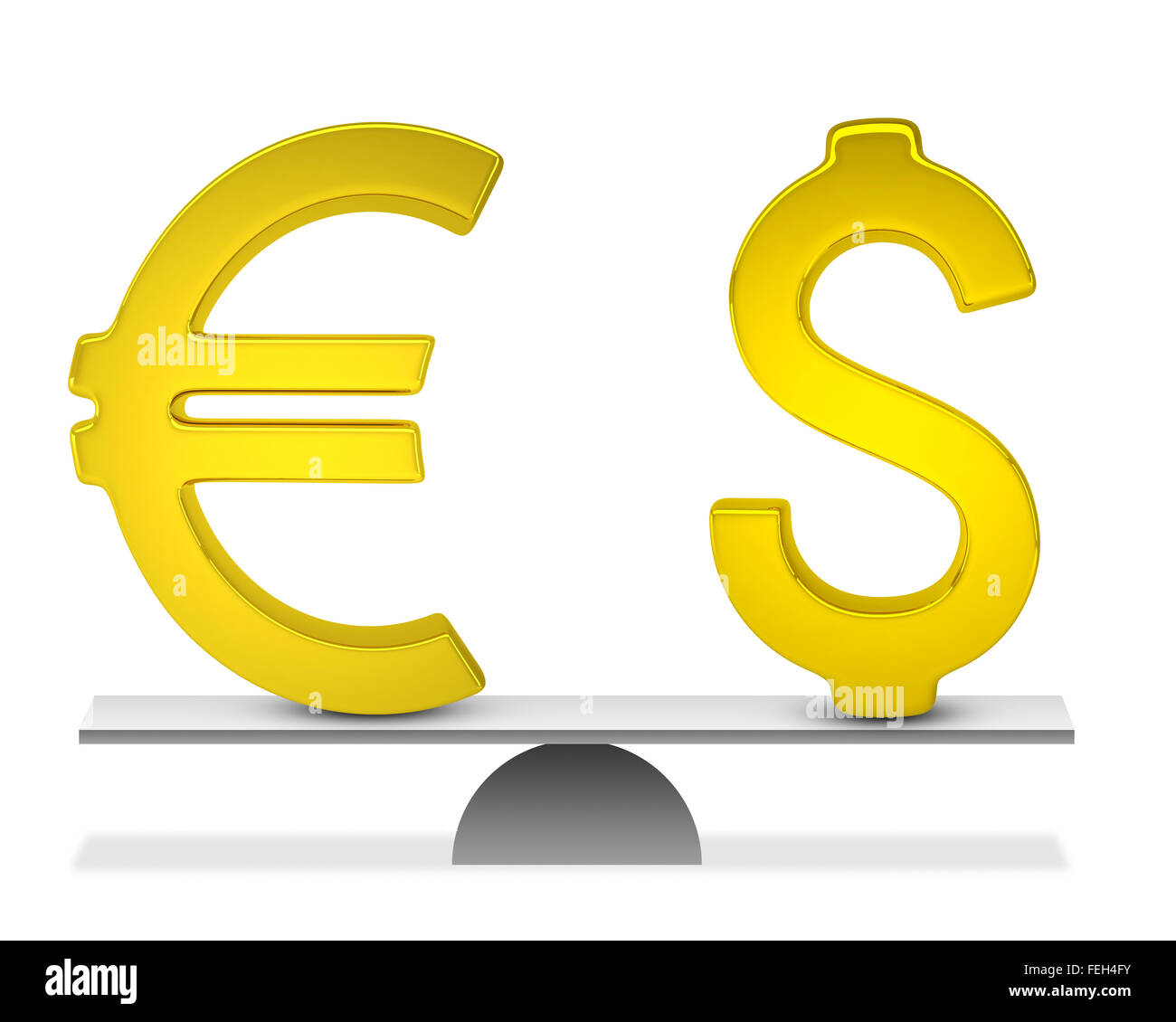 Balance scales money euro dollar hi-res stock photography and images ...
