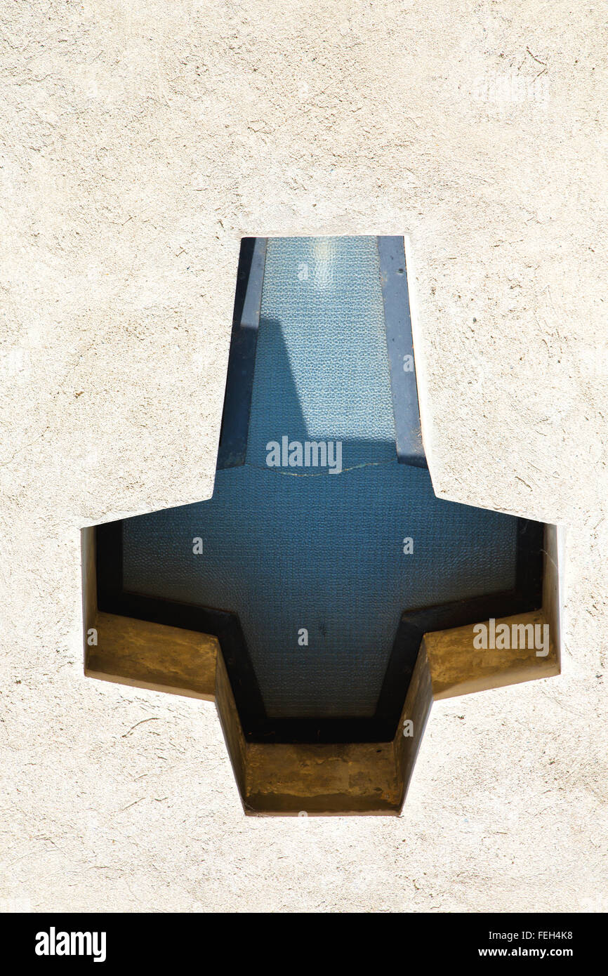 samarate cross church varese italy the old rose window and mosaic wall ...