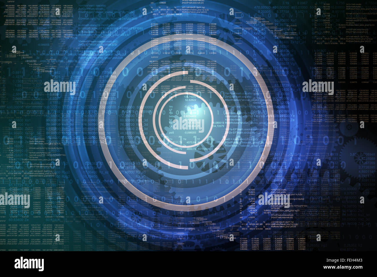 Abstract background with gears Stock Photo - Alamy