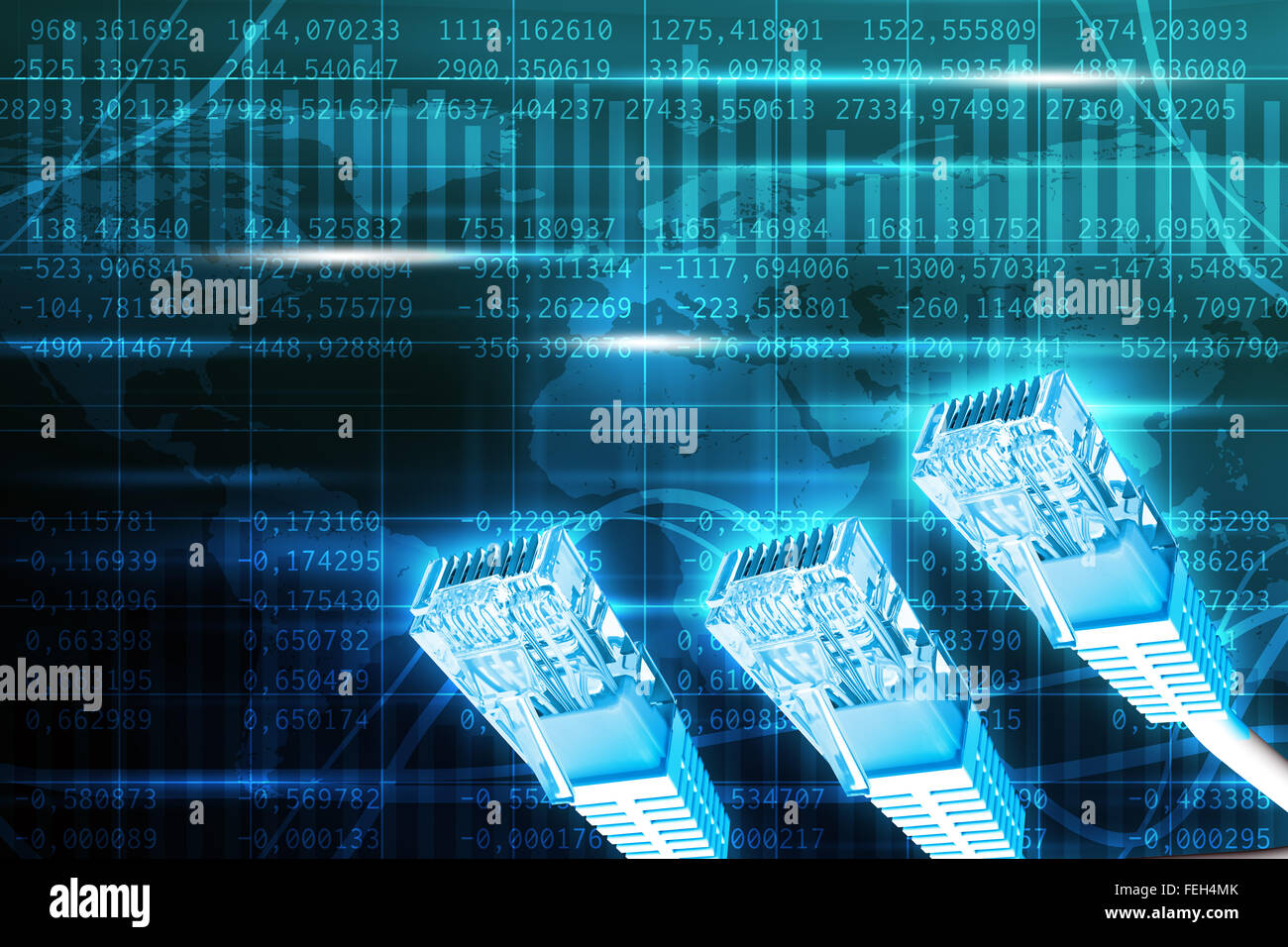 Colorful background with cabel Stock Photo - Alamy