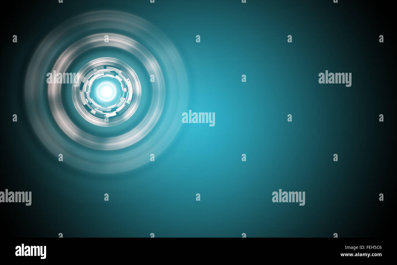 Holographic screen with rounds Stock Photo - Alamy